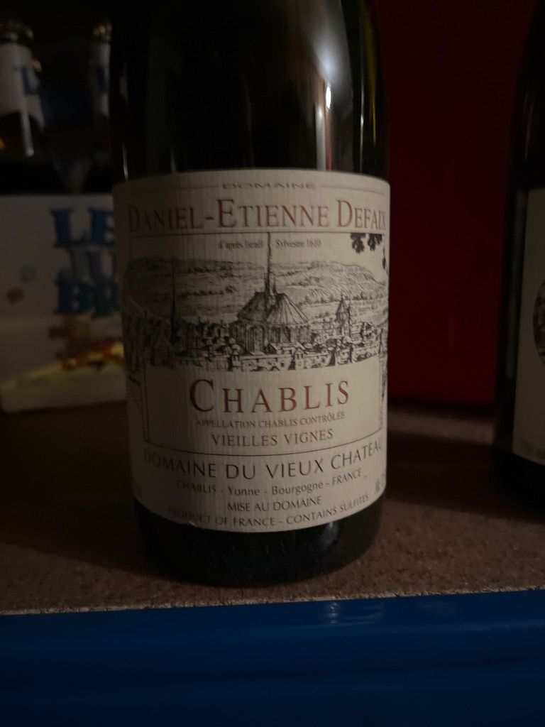 2011 Daniel-Etienne Defaix Chablis Vieilles Vignes du Vieux Chateau ...