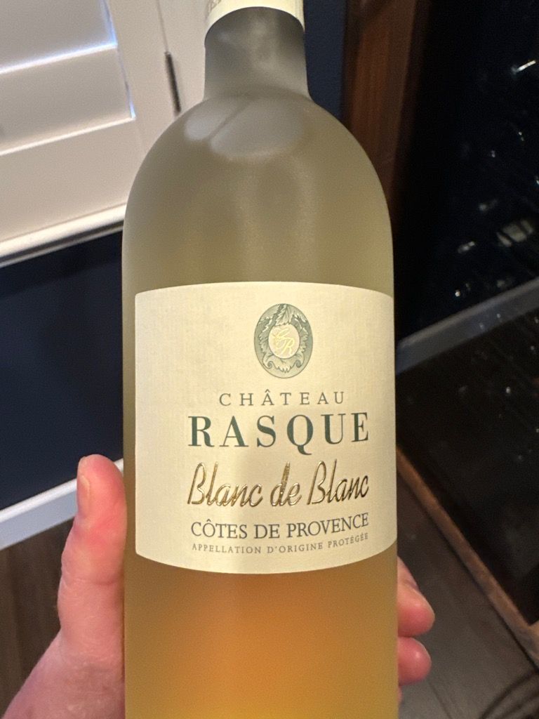 2022 Château Rasque Côtes de Provence Blanc de Blancs, France, Provence ...