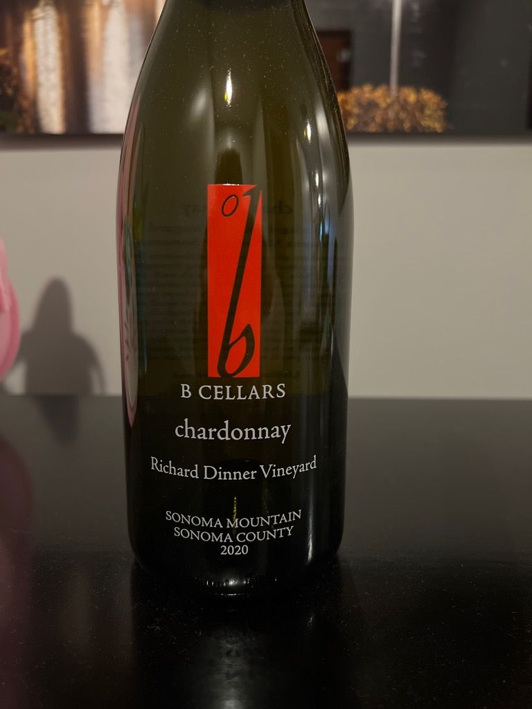 2020 B Cellars Chardonnay Richard Dinner Vineyard, USA, California ...