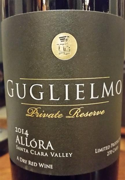 2016 Guglielmo Allora Private Reserve, USA, California, Central Coast ...