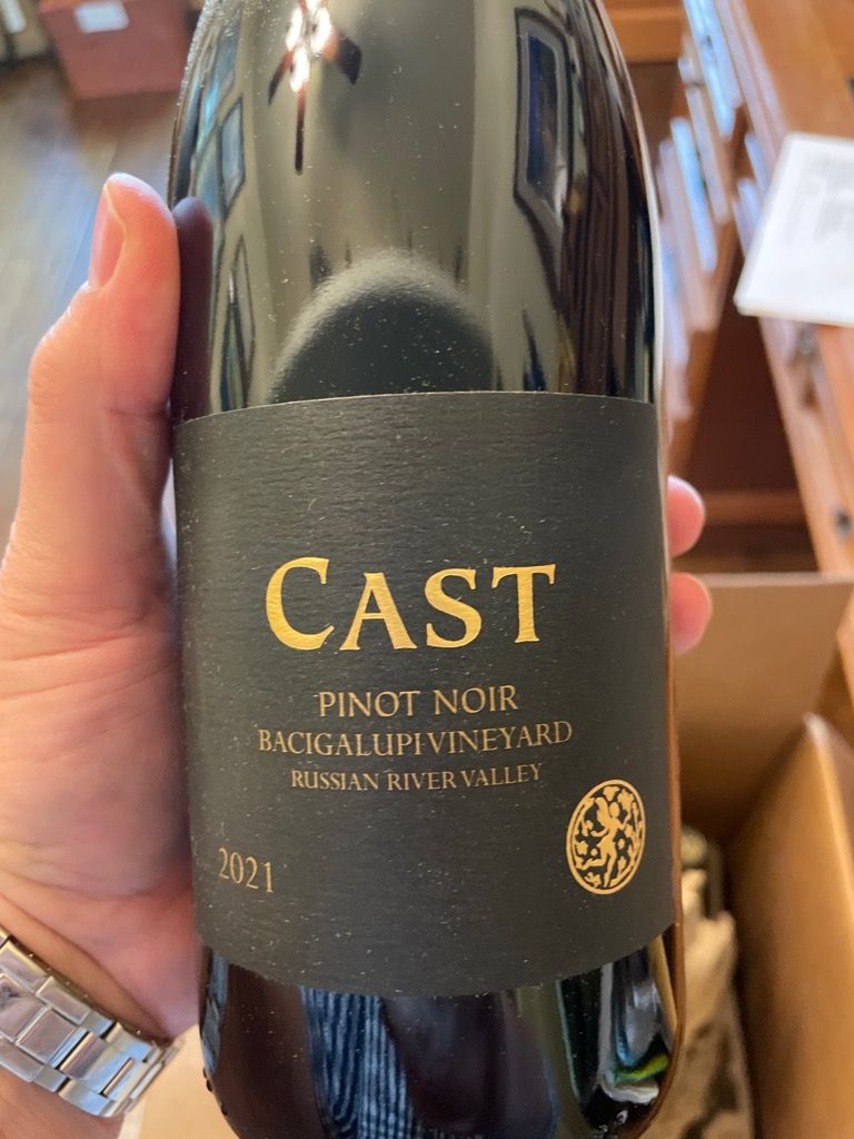 2021 Cast Wines Pinot Noir Bacigalupi Vineyard, USA, California, Sonoma ...