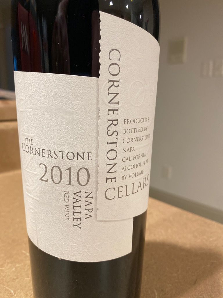 2010 Cornerstone Cellars The Cornerstone, USA, California, Napa Valley ...
