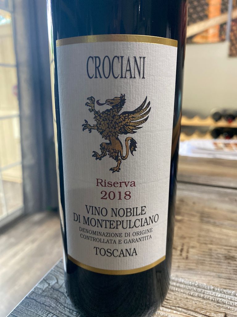 2018 Crociani Vino Nobile di Montepulciano Riserva, Italy, Tuscany ...
