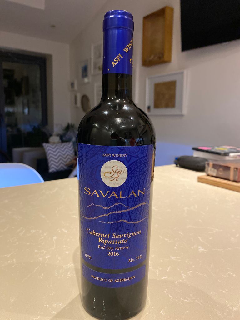 2018 Aspi Winery Cabernet Sauvignon Ripassato Savalan, Azerbaijan ...