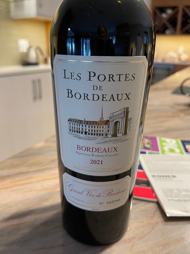 2021 Les Portes de Bordeaux Bordeaux, France, Bordeaux - CellarTracker