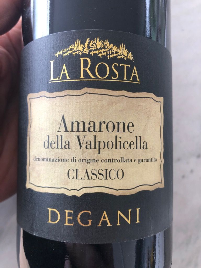 2019 Fratelli Degani Amarone della Valpolicella Classico La Rosta ...