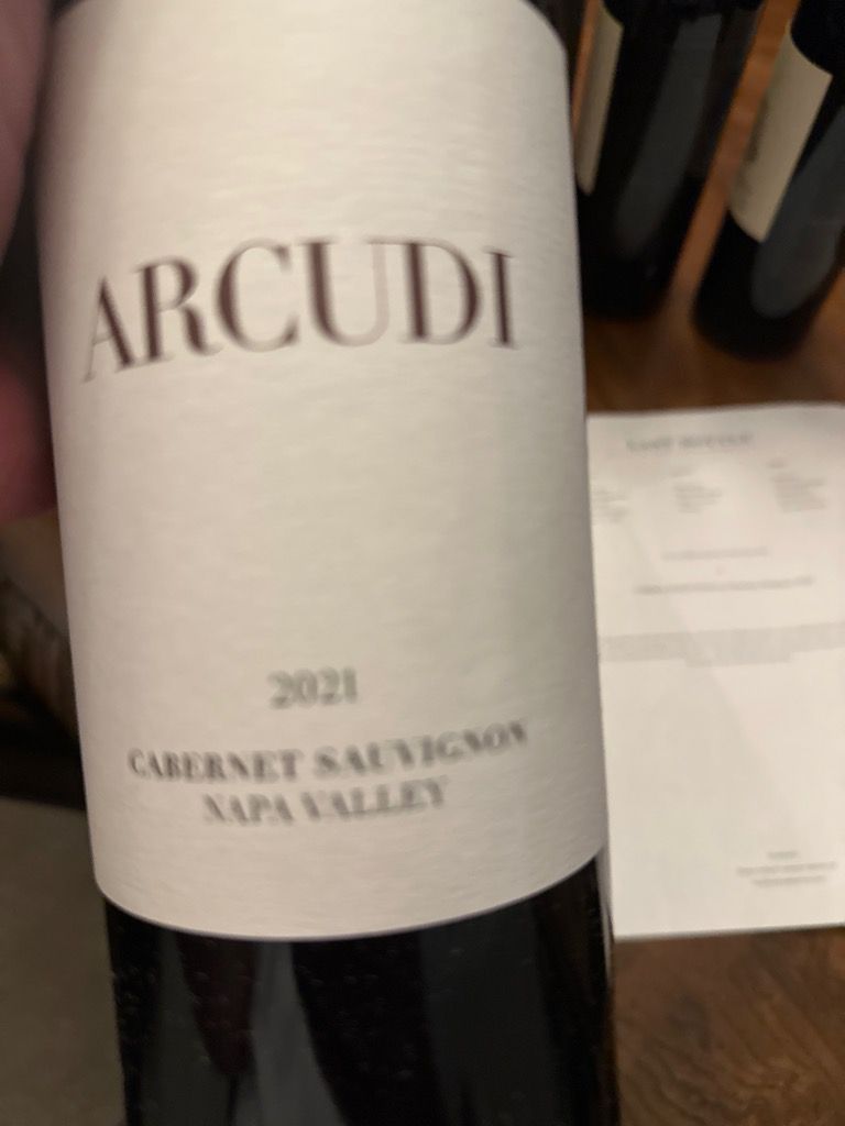2019 Arcudi Cabernet Sauvignon Black Sears Vineyard, USA, California ...