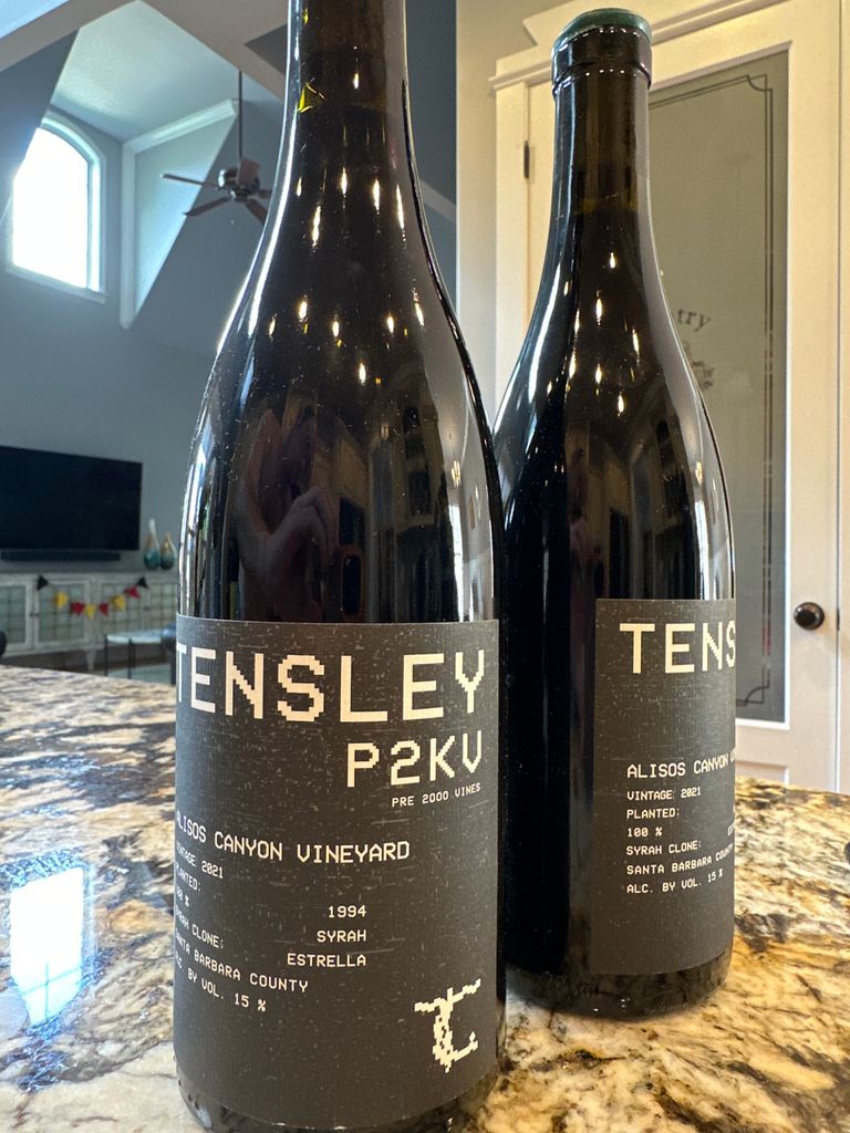 2021 Tensley Syrah P2KV Alisos Canyon Vineyard, USA, California ...