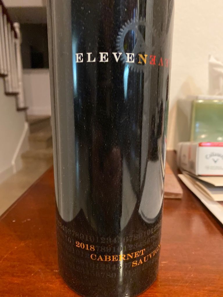 2018 Eleven Eleven Cabernet Sauvignon Napa Valley, USA, California ...