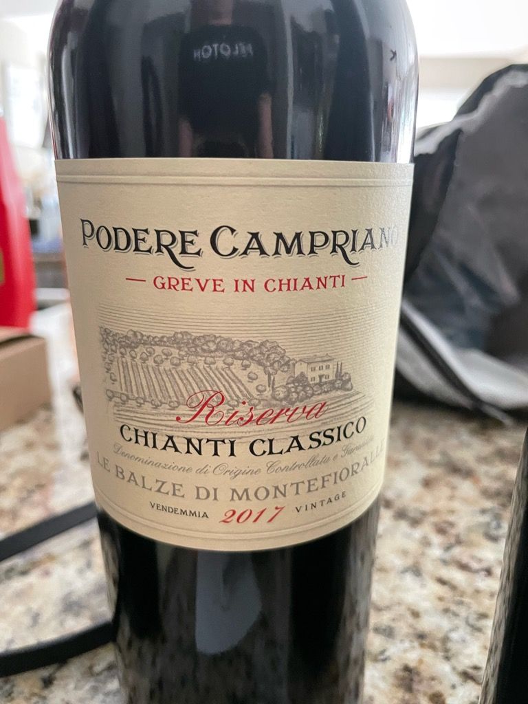2017 Podere Campriano Chianti Classico Riserva Le Balze di ...