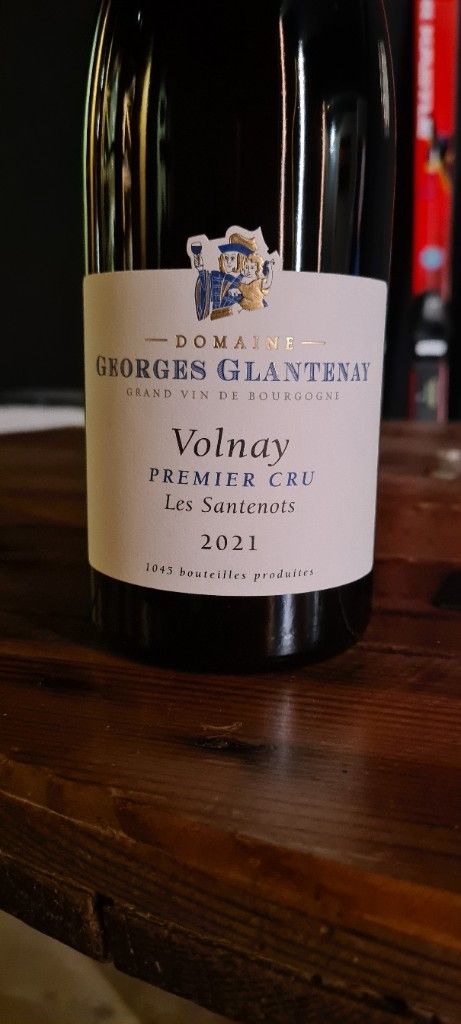 2021 Domaine Glantenay Volnay 1er Cru Santenots, France, Burgundy, Côte de Beaune, Volnay 1er ...