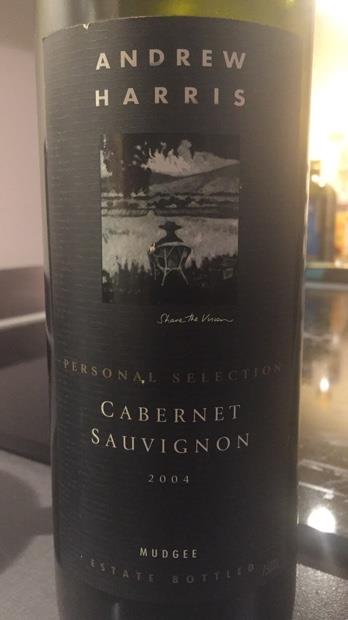 2005 Andrew Harris Cabernet Sauvignon Personal Selection, Australia ...
