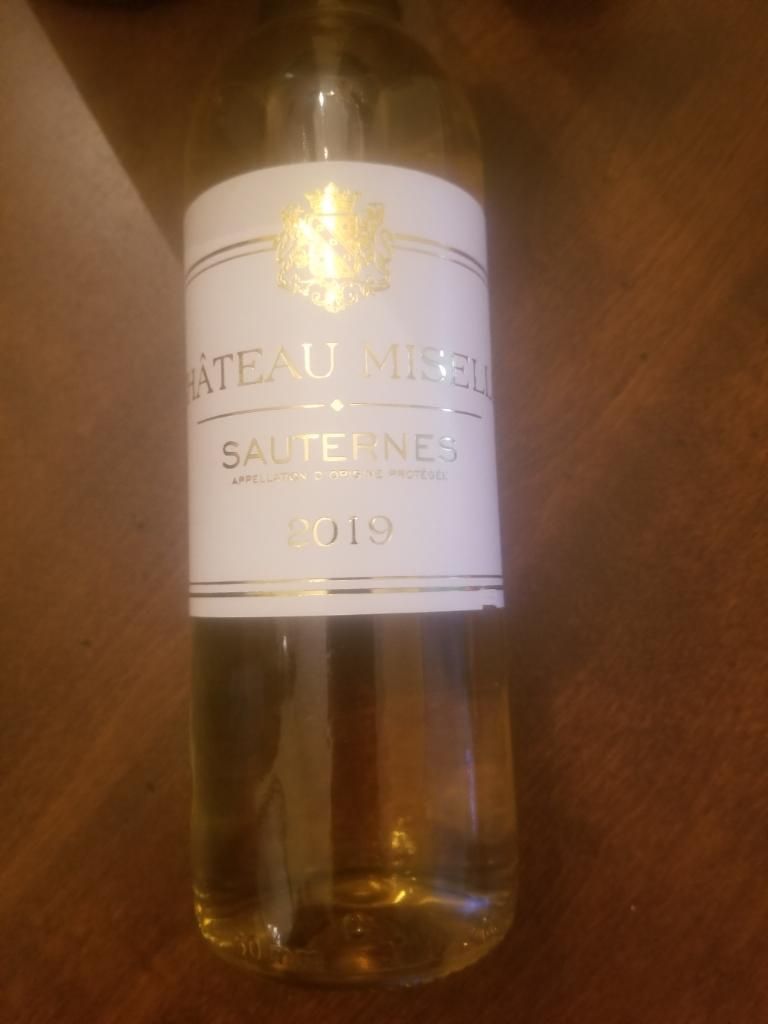 2019 Château Miselle, France, Bordeaux, Sauternais, Sauternes ...