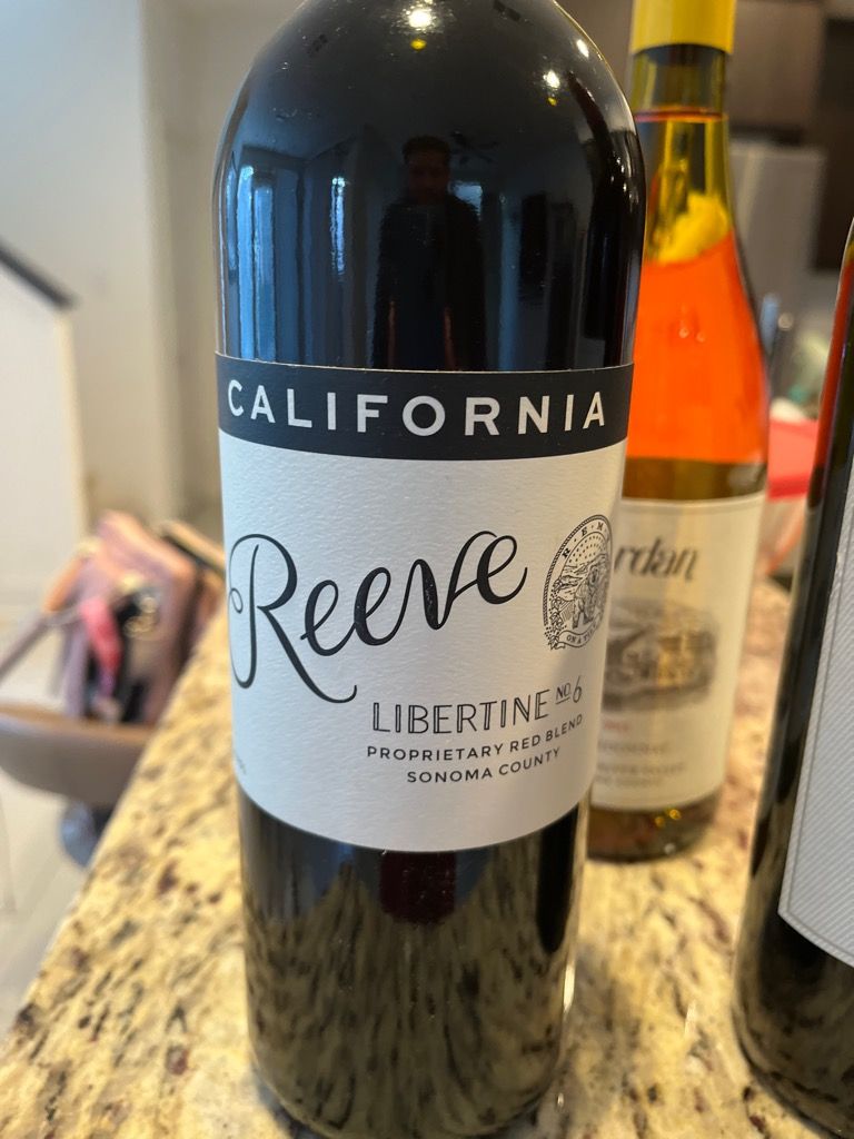 2019 Reeve Wines Libertine, USA, California, Sonoma County - CellarTracker