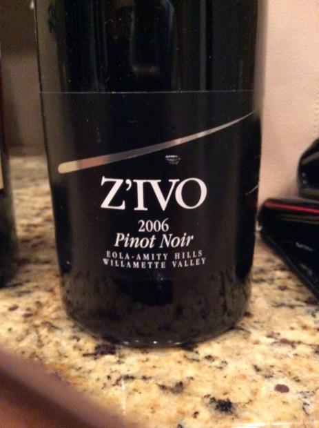 2006 Zelko (ZIVO) Pinot Noir, USA, Oregon, Willamette Valley ...