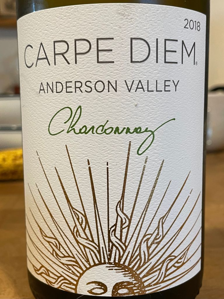 2019 Carpe Diem Chardonnay, USA, California, North Coast, Anderson ...