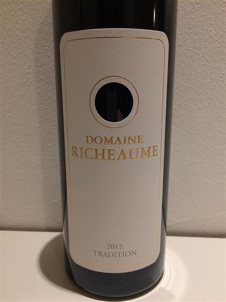 2015 Domaine Richeaume Cuvée Tradition, France, Provence, Mediterranée ...