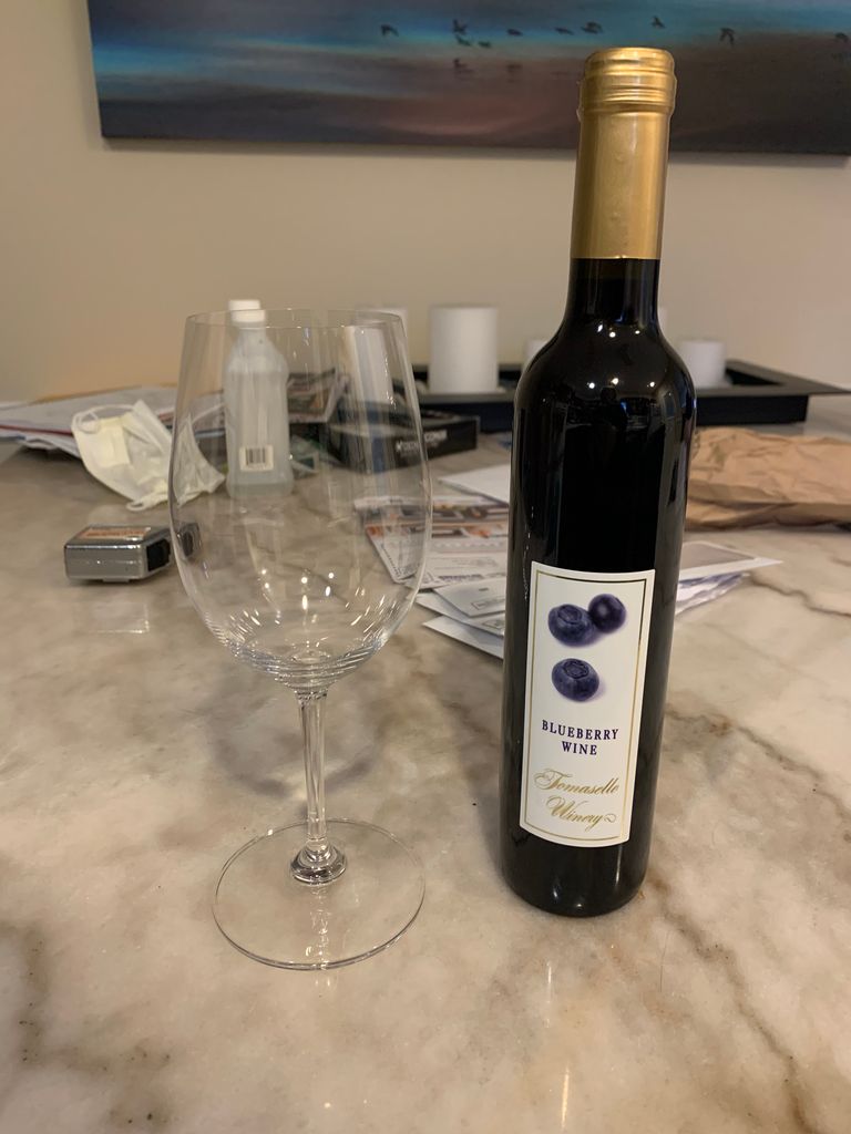 NV Tomasello Winery Blueberry Wine, USA, New Jersey - CellarTracker