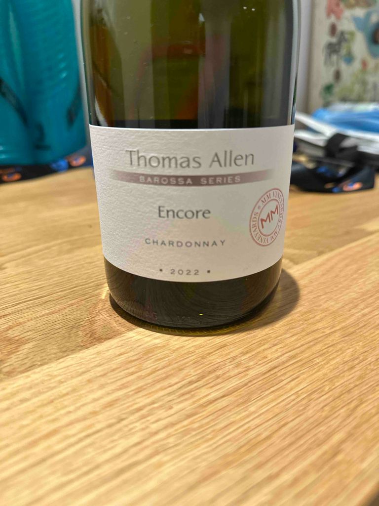 2023 Thomas Allen Chardonnay Encore Barossa Series MM Vineyards ...