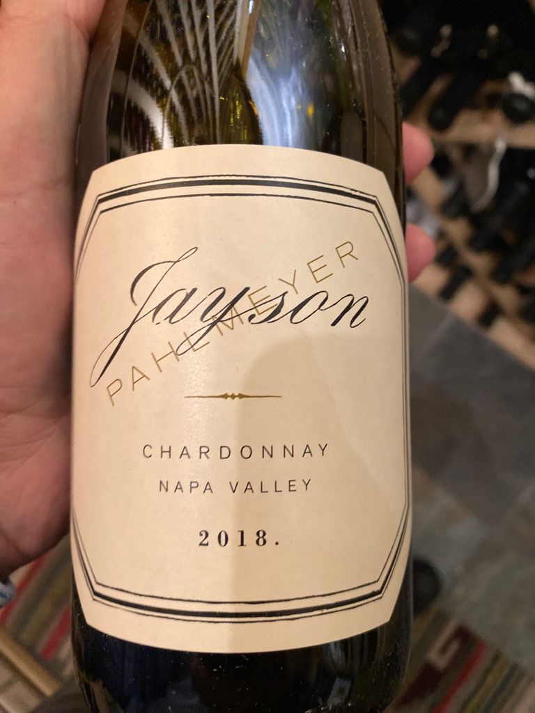 2018 Pahlmeyer Chardonnay Jayson, USA, California, Napa Valley ...