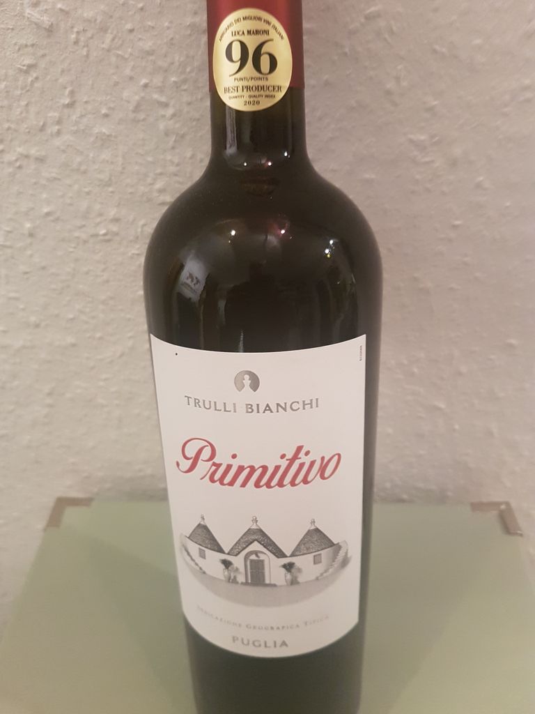 2019 Trulli Bianchi Primitivo Puglia IGT, Italy, Puglia, Puglia IGT ...