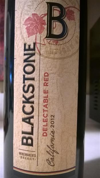2015 Blackstone Winery Delectable Red, USA, California - CellarTracker
