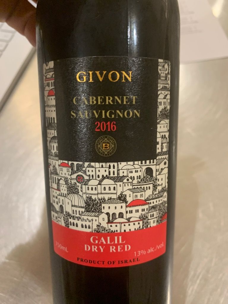 2016 Barkan Cabernet Sauvignon Givon Galil Dry Red, Israel, Galilee ...