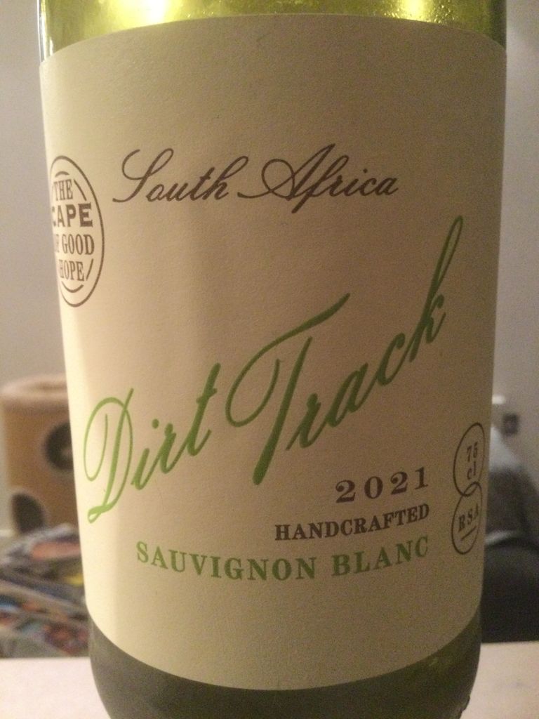 2022 Savage Wines Sauvignon Blanc Dirt Track, South Africa, Western ...