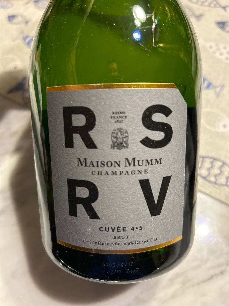 2022 G. H. Mumm & Cie Champagne Grand Cru Maison Mumm RSRV Cuvée 4.5 ...