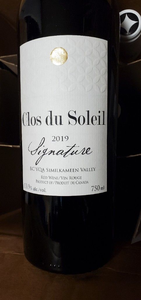2019 Clos du Soleil Signature, Canada, British Columbia, Similkameen ...