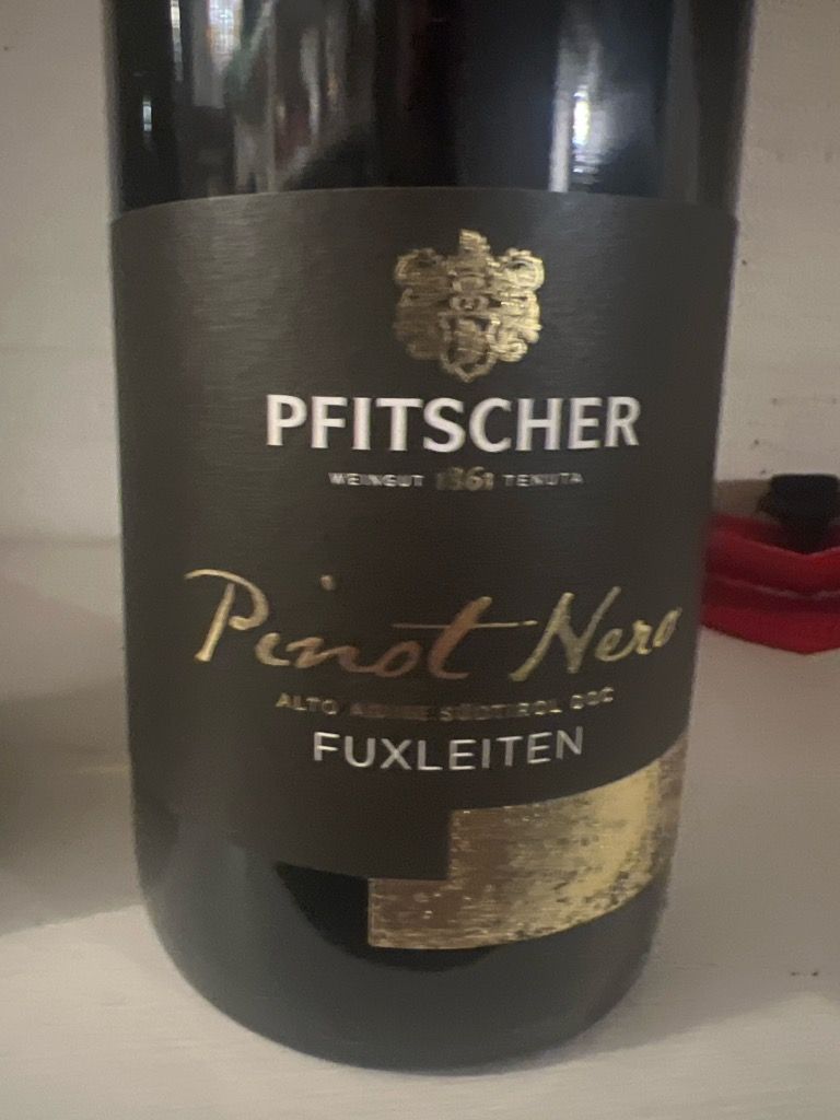 2022 Ansitz Pfitscher Pinot Nero Alto Adige - Südtirol Fuxleiten, Italy ...