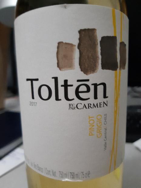2019 Carmen Sauvignon Blanc Tolten Central Valley, Chile, Central ...