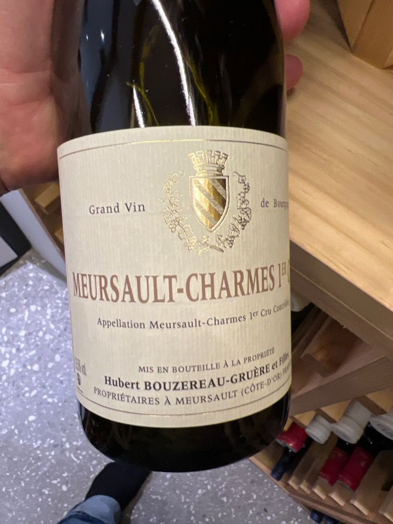 2020 Hubert Bouzereau-Gruère et Filles Meursault 1er Cru Charmes ...