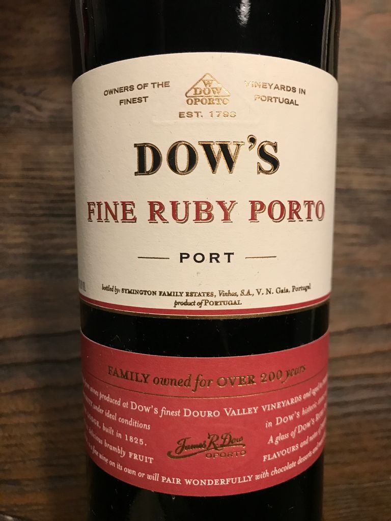 NV Dow Porto Fine Ruby, Portugal, Douro, Porto - CellarTracker