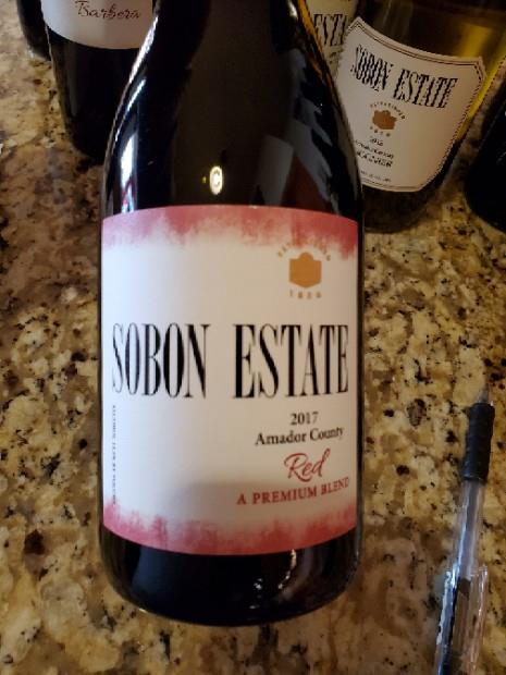 2019 Sobon Estate, USA, California - CellarTracker