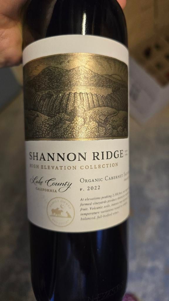 2023 Shannon Ridge Vineyard Cabernet Sauvignon High Elevation Collection, USA, California, North ...