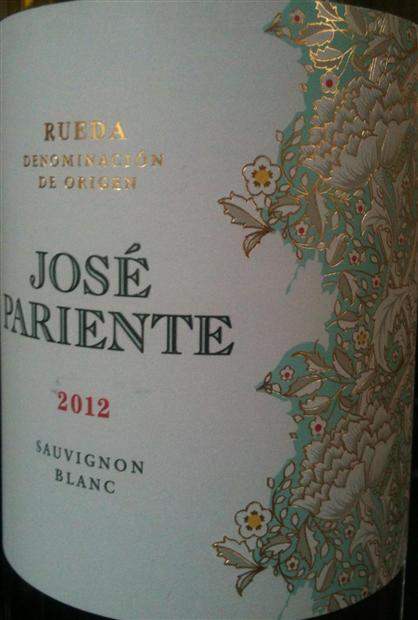 2012 Bodega José Pariente Sauvignon Blanc Rueda, Spain, Castilla y León ...