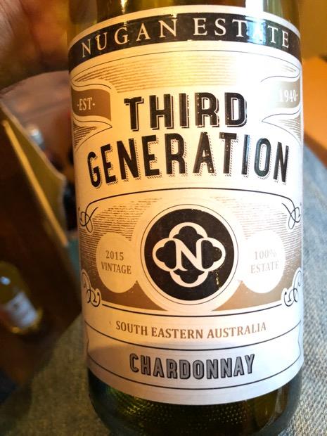 2015 Nugan Estate Chardonnay Third Generation, Australia, South Eastern ...