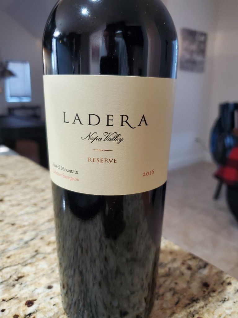 2016 Ladera Cabernet Sauvignon Reserve, USA, California, Napa Valley ...