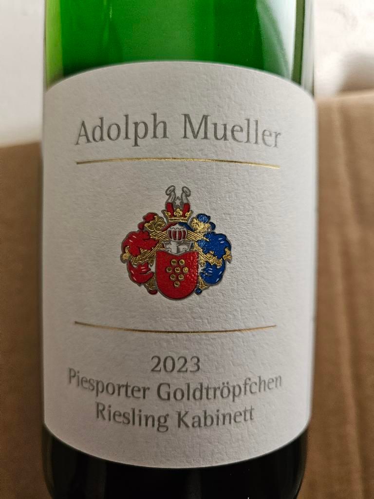 2021 Adolph Müller Piesporter Goldtröpfchen Riesling Kabinett, Germany ...