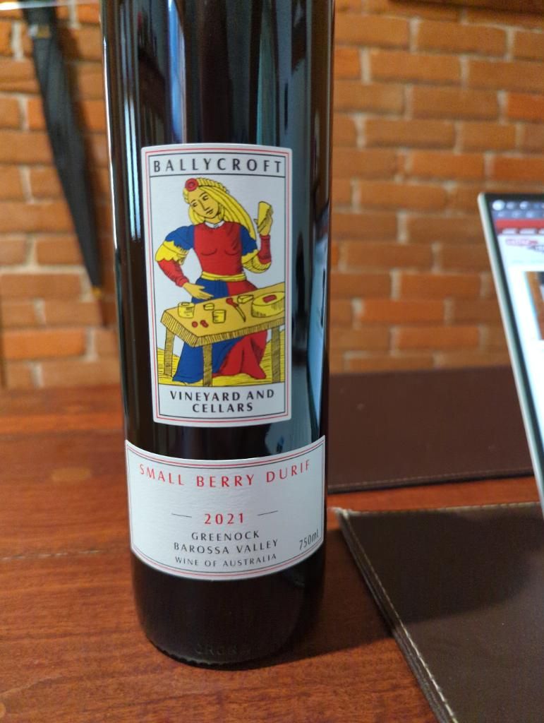 2020 Ballycroft Vineyard and Cellars Durif Small Berry Greenock ...