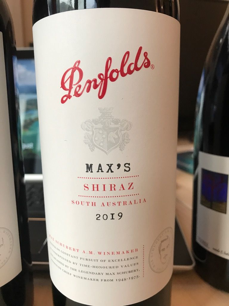 2019 Penfolds Shiraz Max's Shiraz, Australia, South Australia ...