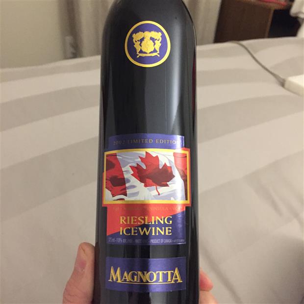 2002 Magnotta Riesling Icewine Limited Edition Niagara Peninsula VQA ...