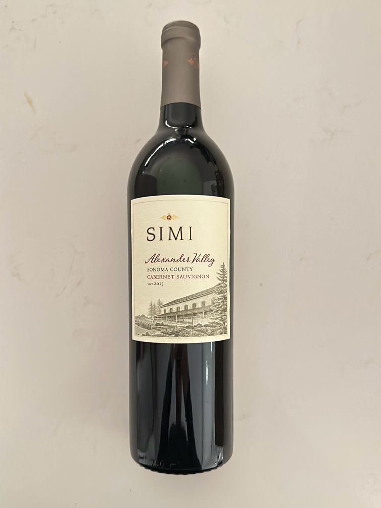 2015 Simi Cabernet Sauvignon Alexander Valley, USA, California, Sonoma ...