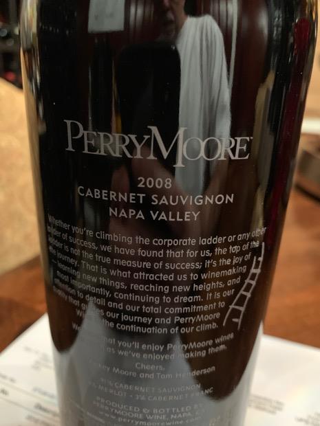 2008 Perry Moore Cabernet Sauvignon, USA, California, Napa Valley ...