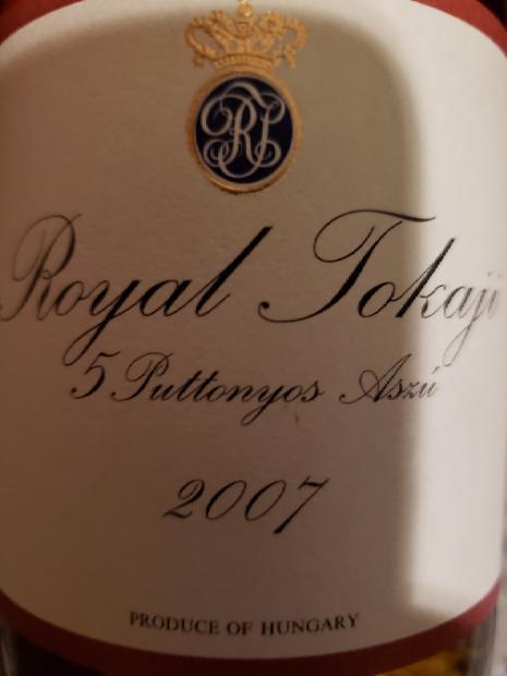 2001 Royal Tokaji Wine Co. Tokaji Aszú 5 Puttonyos, Hungary, Tokaji ...
