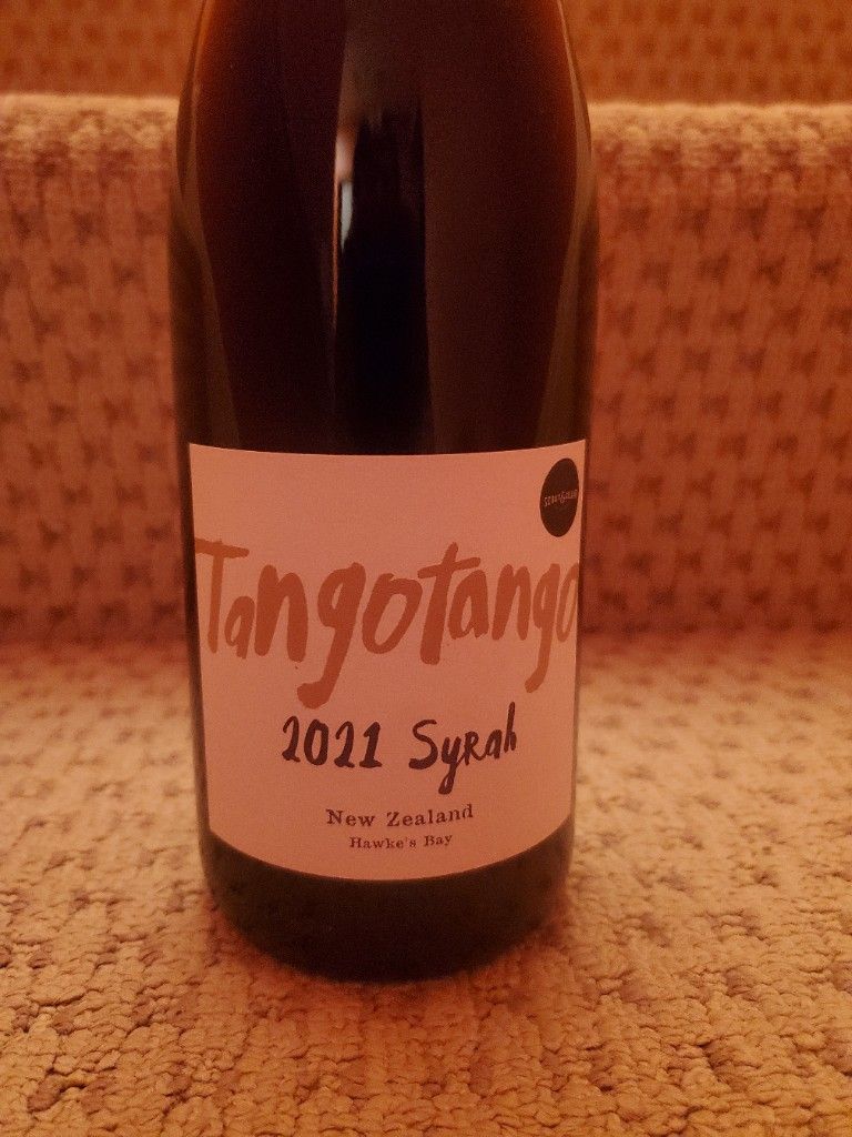 2021 Scout and Cellar Syrah Tango Tango, New Zealand, North Island ...