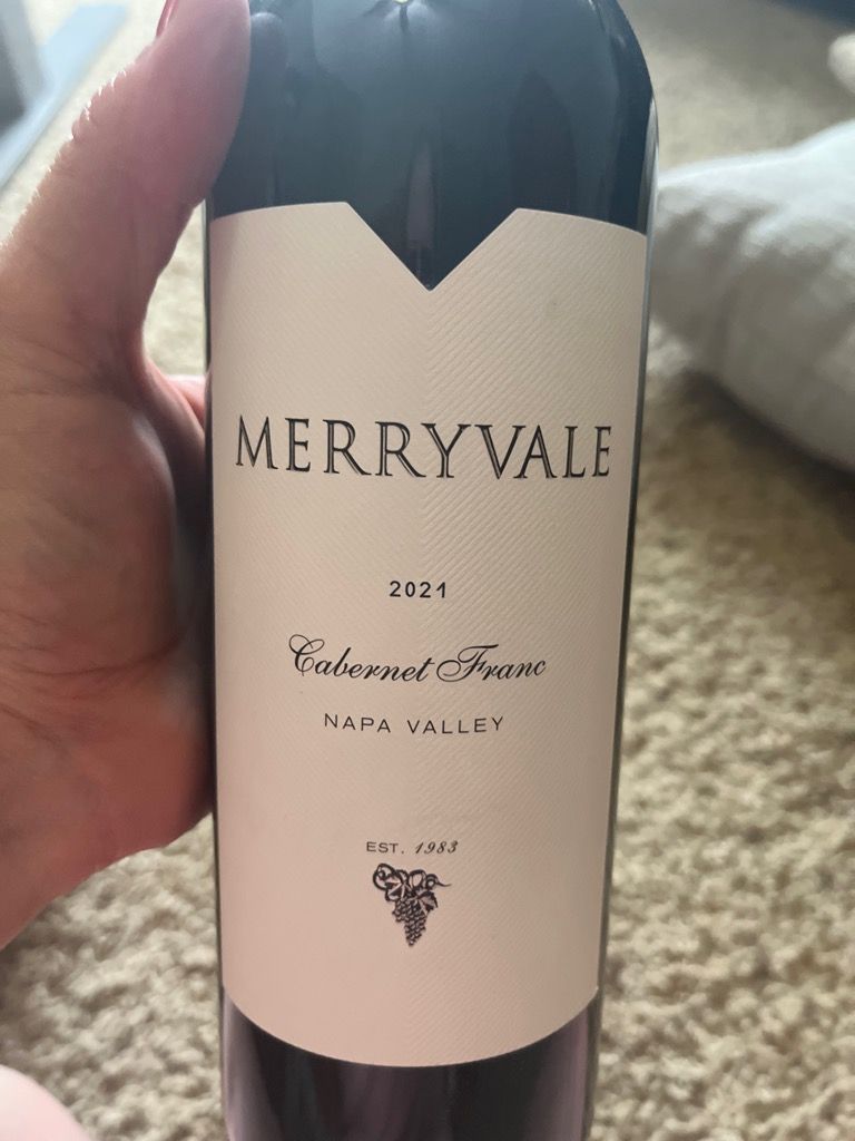2021 Merryvale Cabernet Franc, USA, California, Napa Valley - CellarTracker