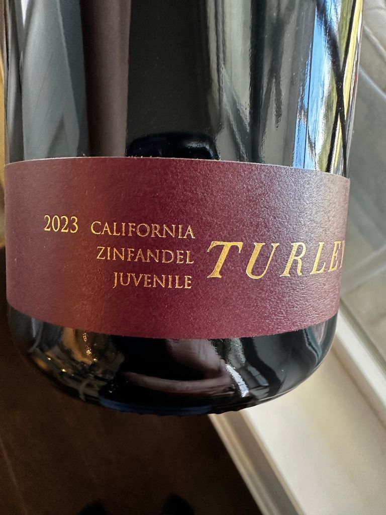 2023 Turley Zinfandel Juvenile, USA, California - CellarTracker