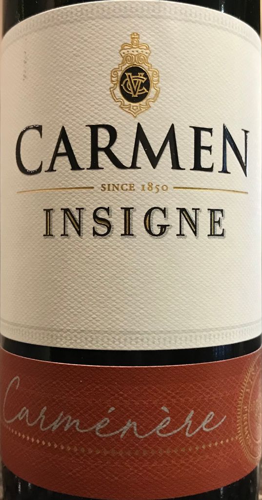 2022 Carmen Carménère Insigne, Chile, Rapel Valley - CellarTracker